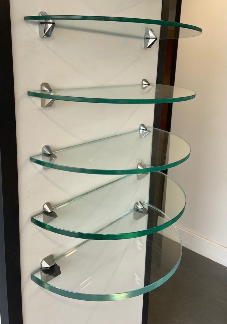 Custom size glass shelf